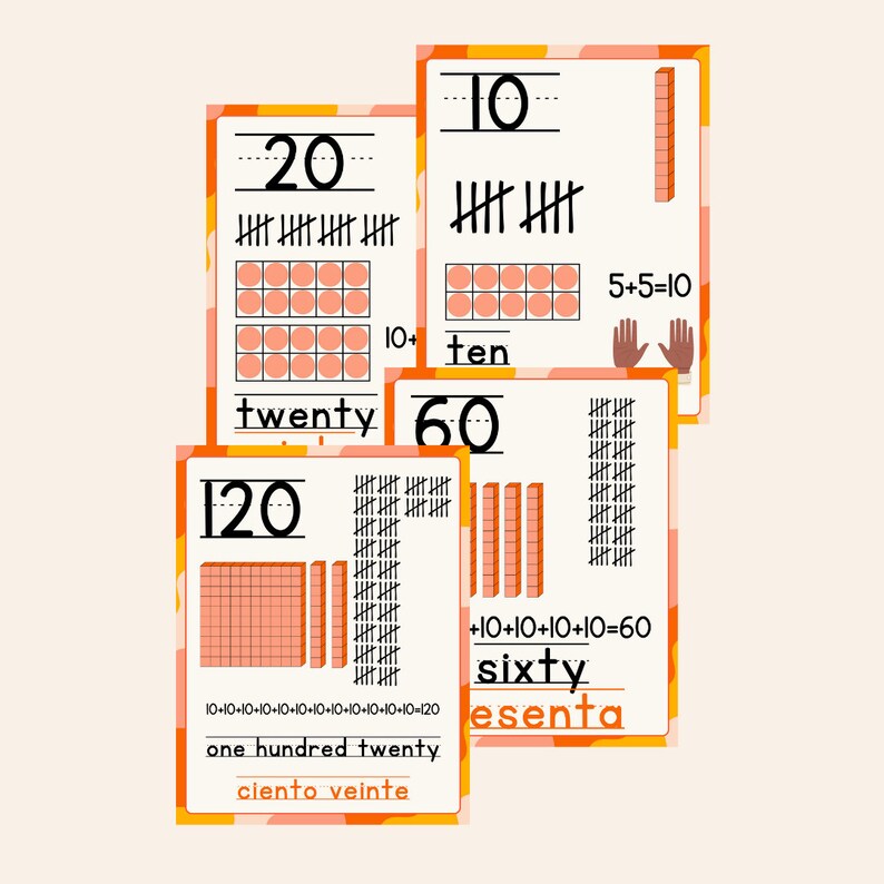 Bilingual Bright Retro Groovy Classroom Decor | Bundle Colorful Vintage ...