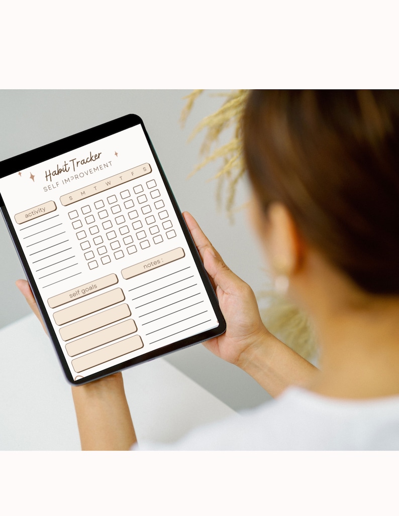 ADHD Journal Planner Tracker Organize Productivity Digital Download ...