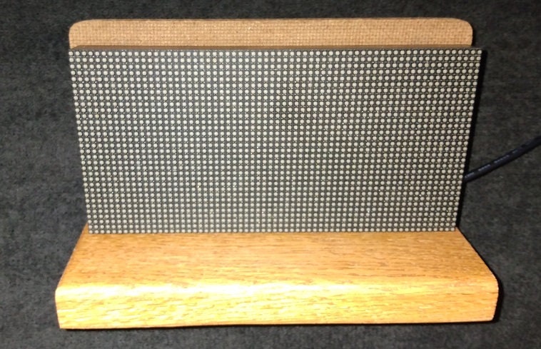 LED Matrix Clock - Etsy