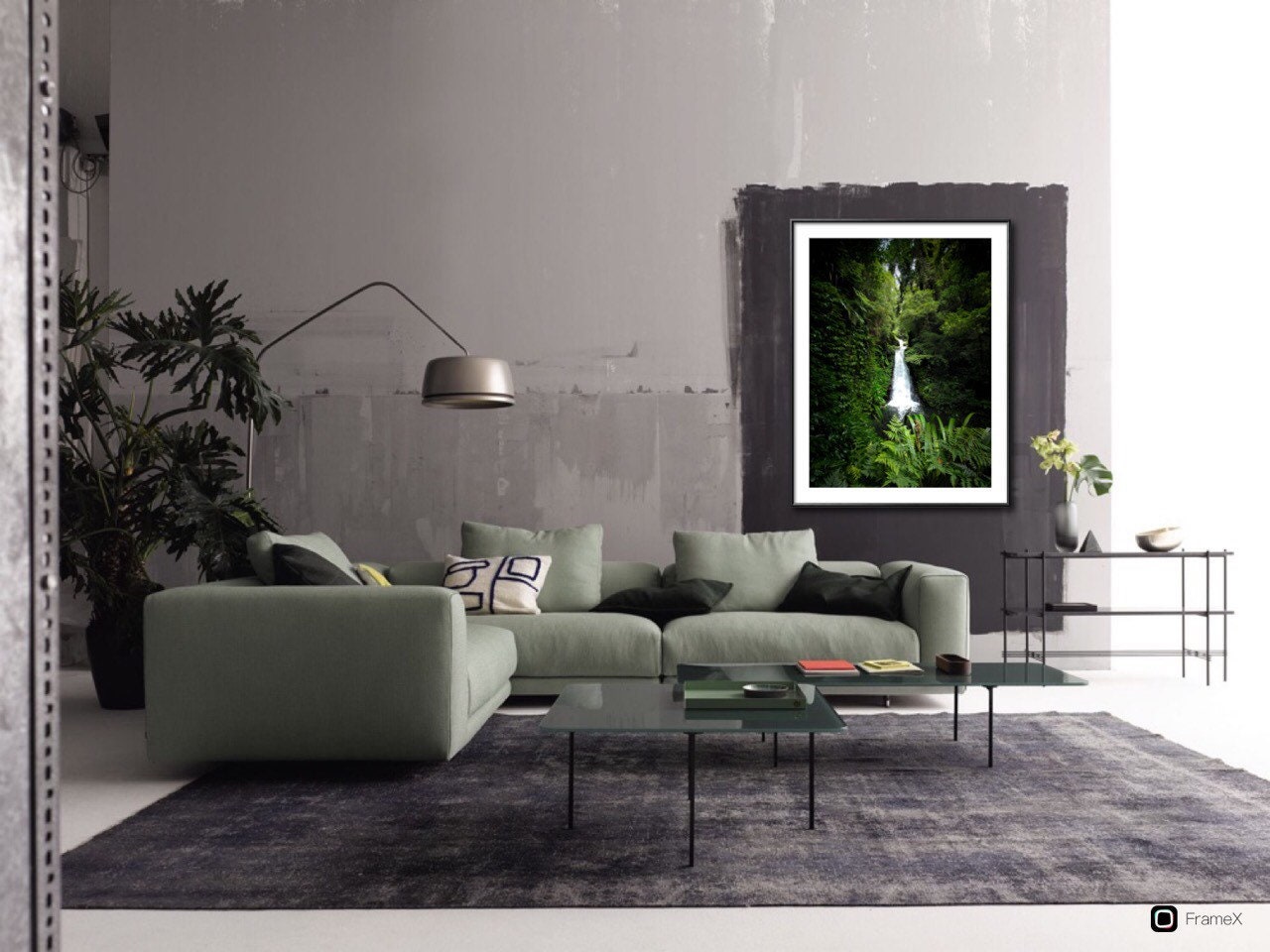 Rainforest Waterfall Wall Art, Waterfall Photo, Rainforest Print ...
