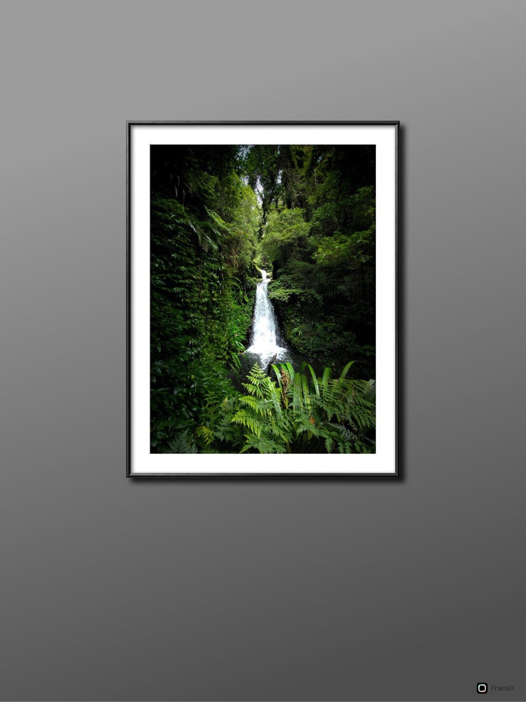 Rainforest Waterfall Wall Art, Waterfall Photo, Rainforest Print ...