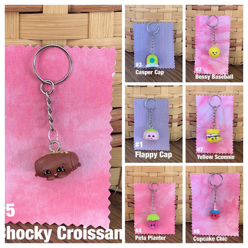 Shopkins Key Chains - Etsy