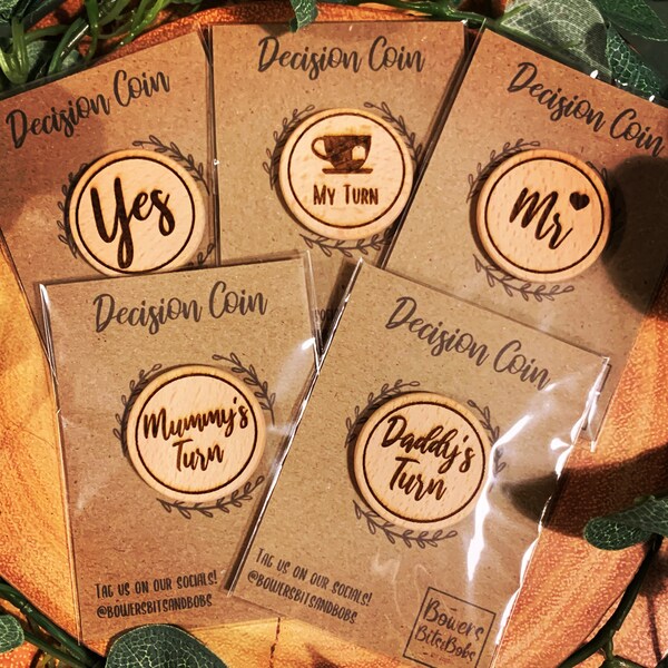 Decision Coin - Etsy UK