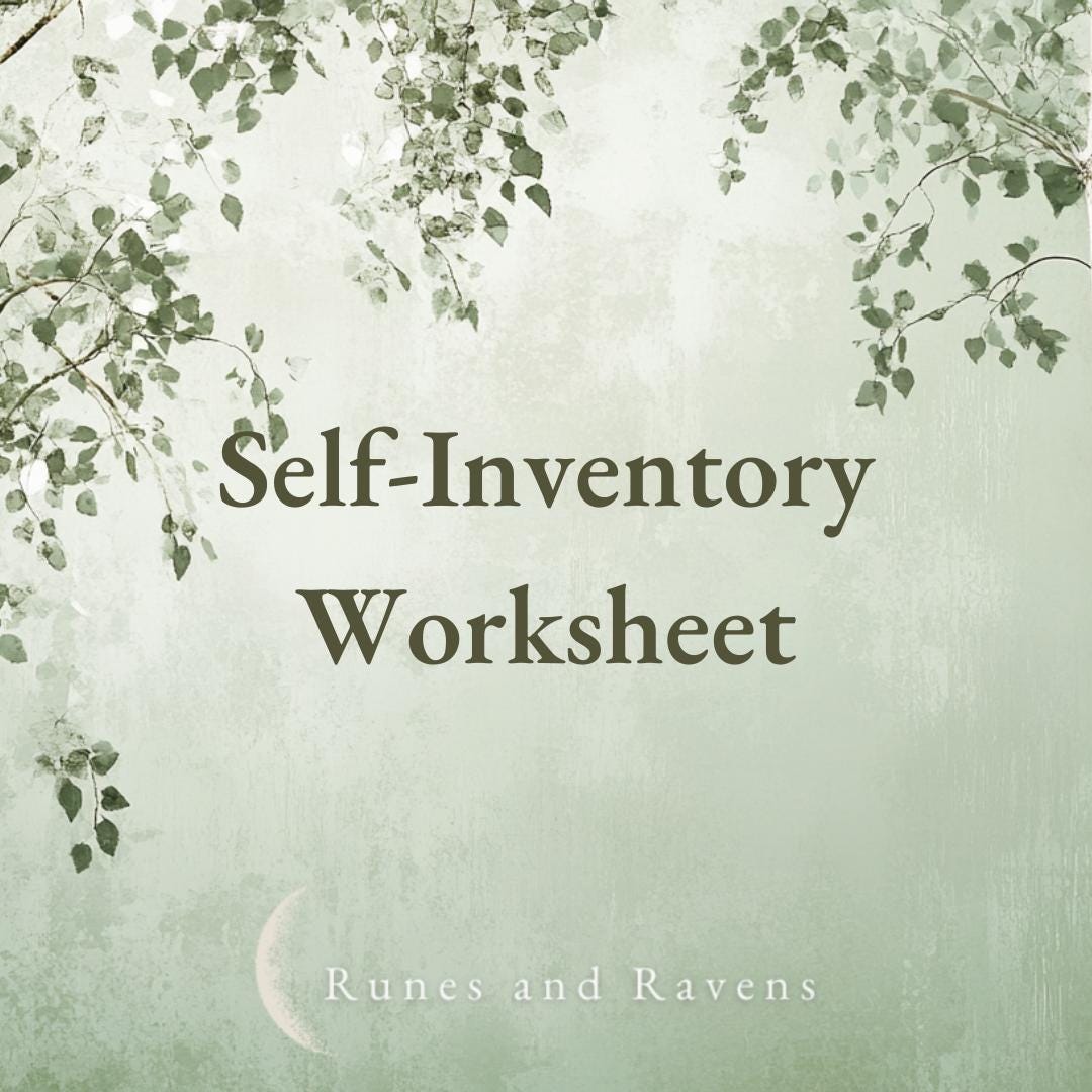 Self-inventory Worksheet - Etsy