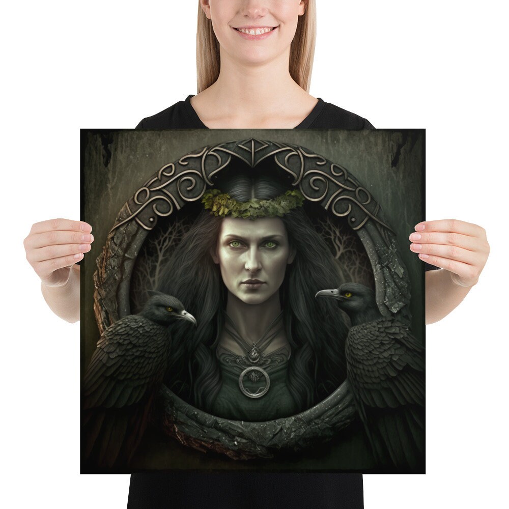 The Morrigan Altar Poster - Etsy