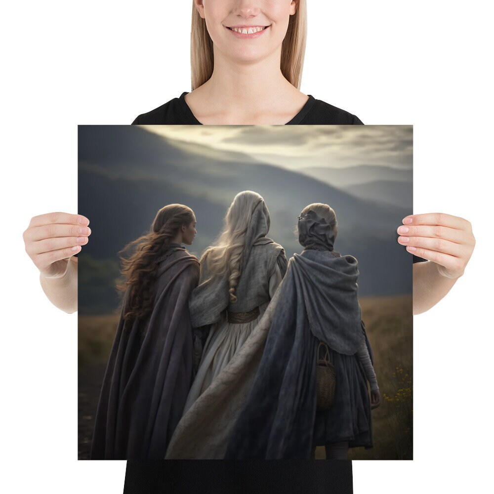 The Fates Altar Poster - Etsy