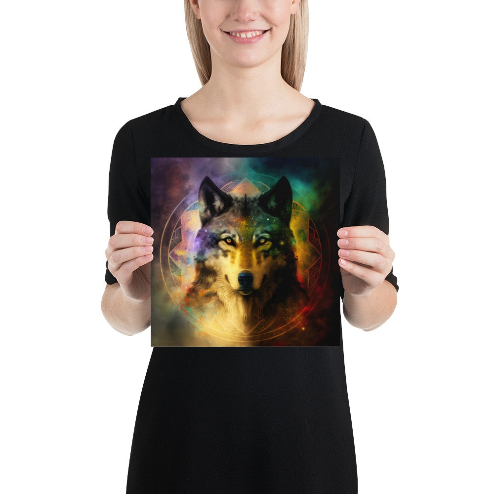 Spirit Wolf Poster - Etsy