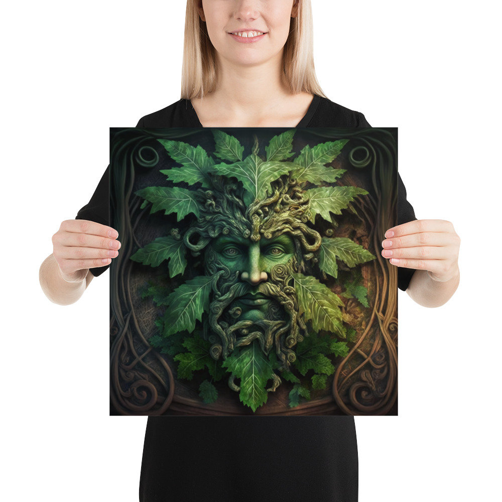 The Green Man Altar Poster - Etsy