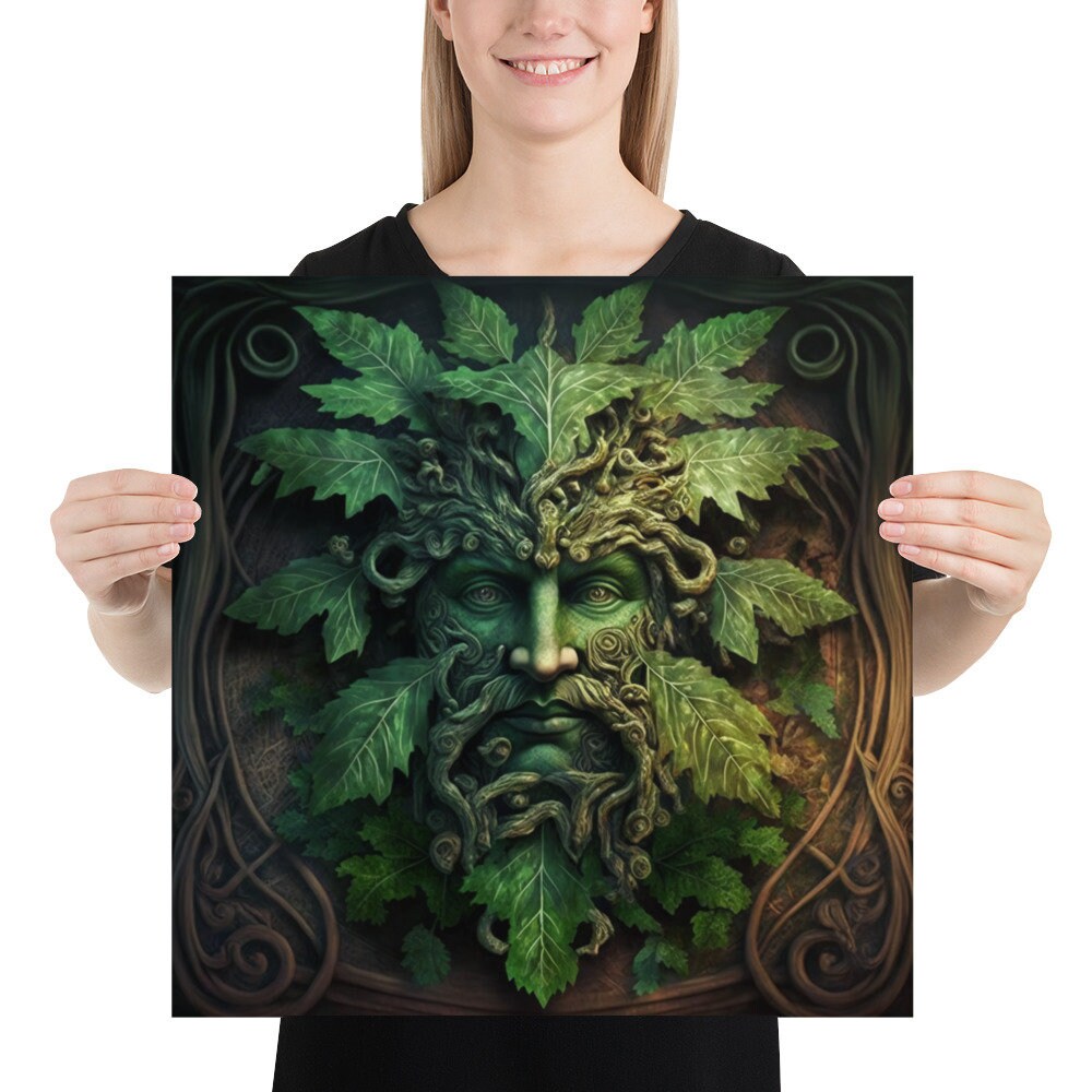 The Green Man Altar Poster - Etsy