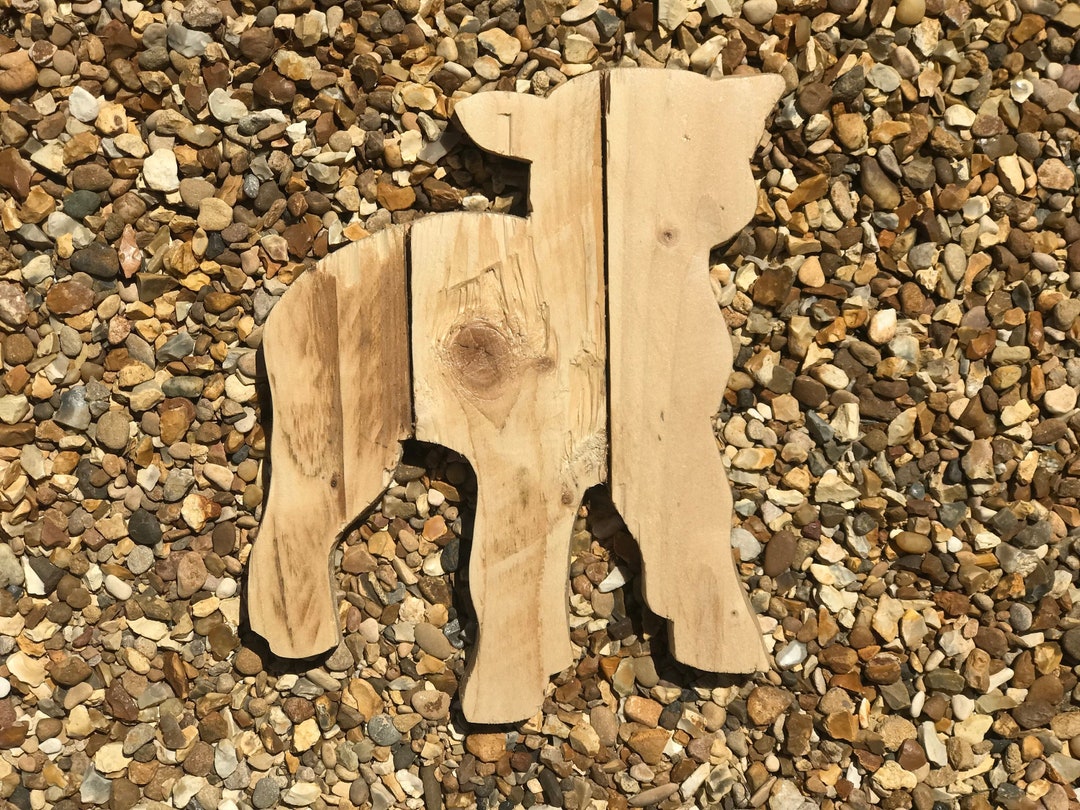 Handmade Wood Lamb Farm Nature Present Gift Home Decor - Etsy