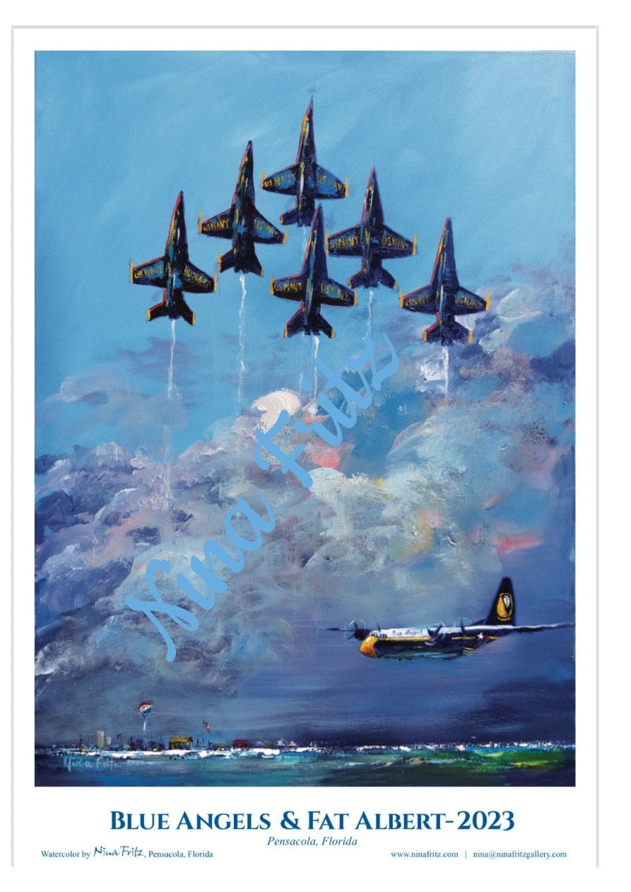 Blue Angels and Fat Albert 2023 - Etsy