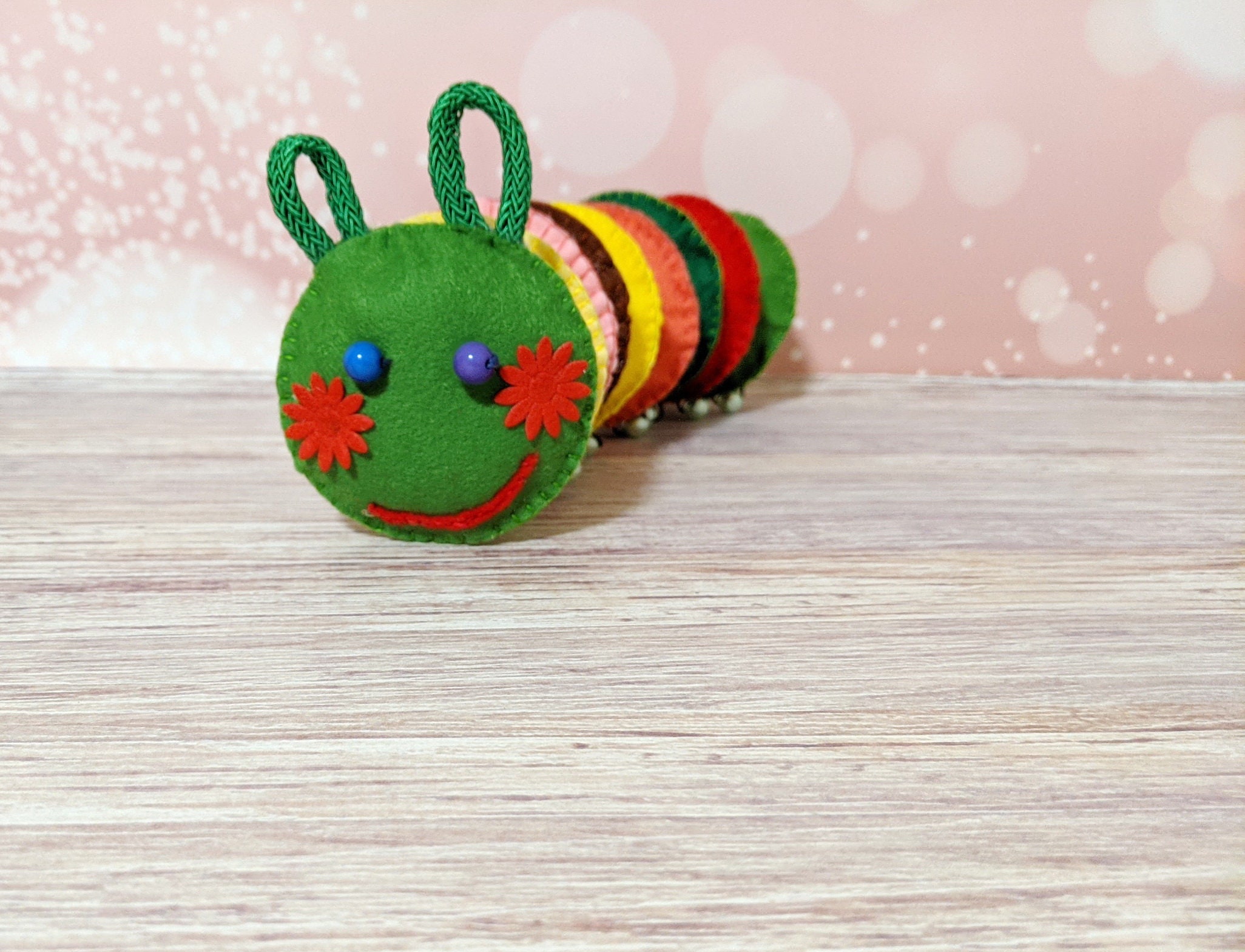 PDF Pattern Felt Caterpillar ,PDF Pattern,caterpillar Pattern, Sewing ...