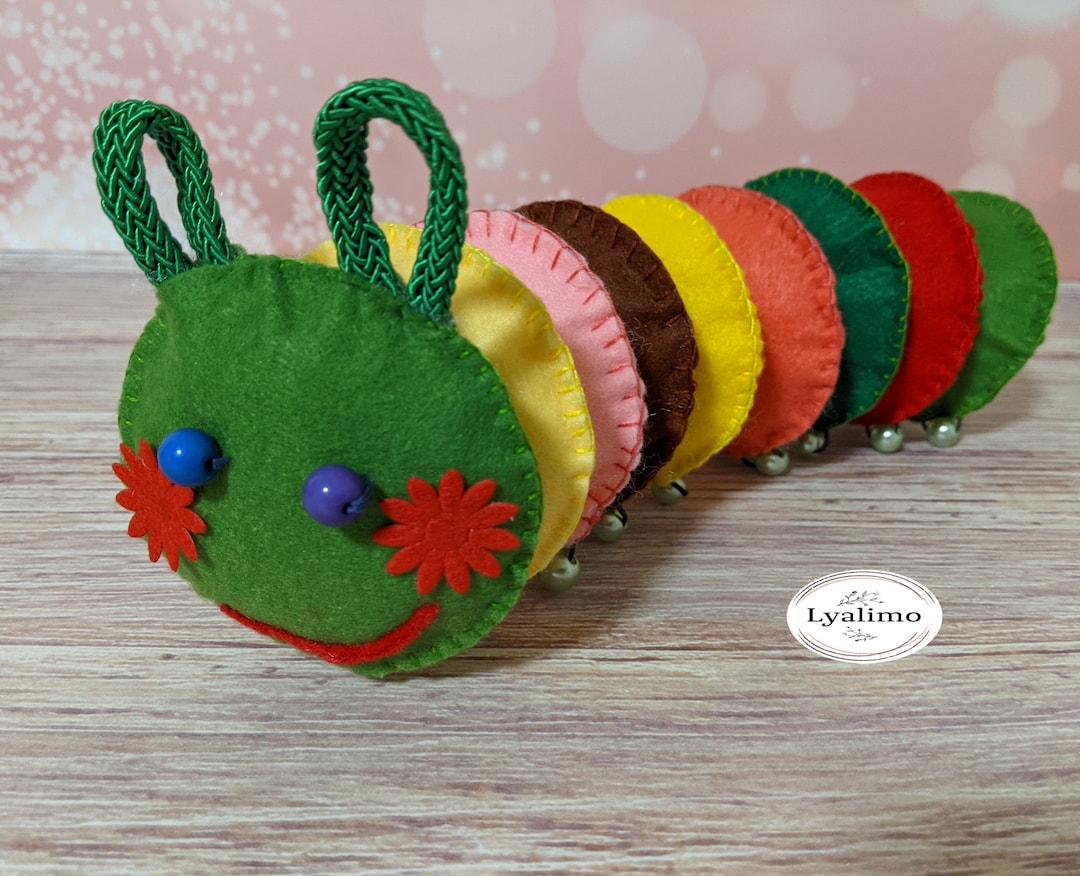 PDF Pattern Felt Caterpillar ,PDF Pattern,caterpillar Pattern, Sewing ...