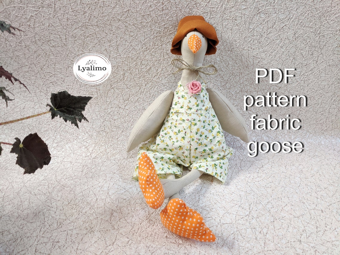 PDF Pattern Goose,pdf Pattern,cloth Goose Pattern,pdf Sewing Pattern ...