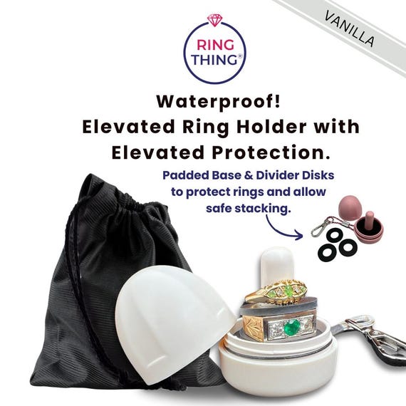 Waterproof ring box store