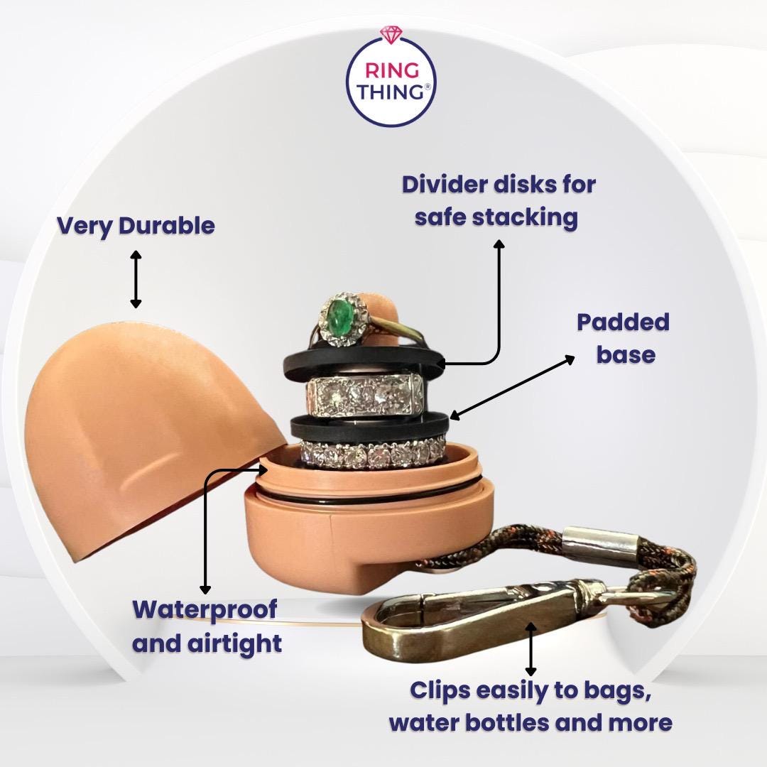 The Ring Thing- Ring Holder, Jewelry Organizer and Storage, Portable ...