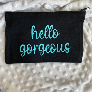Hello Gorgeous Make up Bag Cosmetic Bag Gift for Friend - Etsy