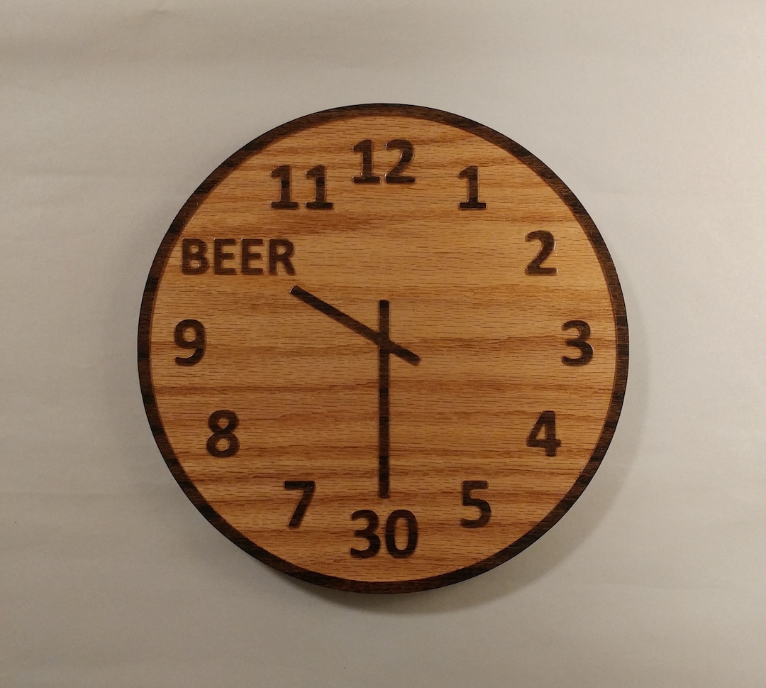 BEER:30 Clock - Etsy