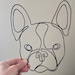 Wire French Bulldog Portrait Wire Frenchie Frenchie Lovers Frenchie ...