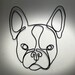 Wire French Bulldog Portrait Wire Frenchie Frenchie Lovers Frenchie ...