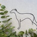 Handmade Wire Whippet Wall Art | Dog Lover Gift - Etsy