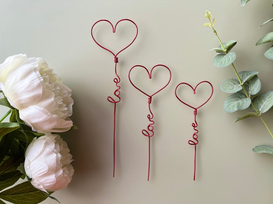 Wire Love Heart | Wire Hearts | Wire Love Gifts | Lovers Gifts ...