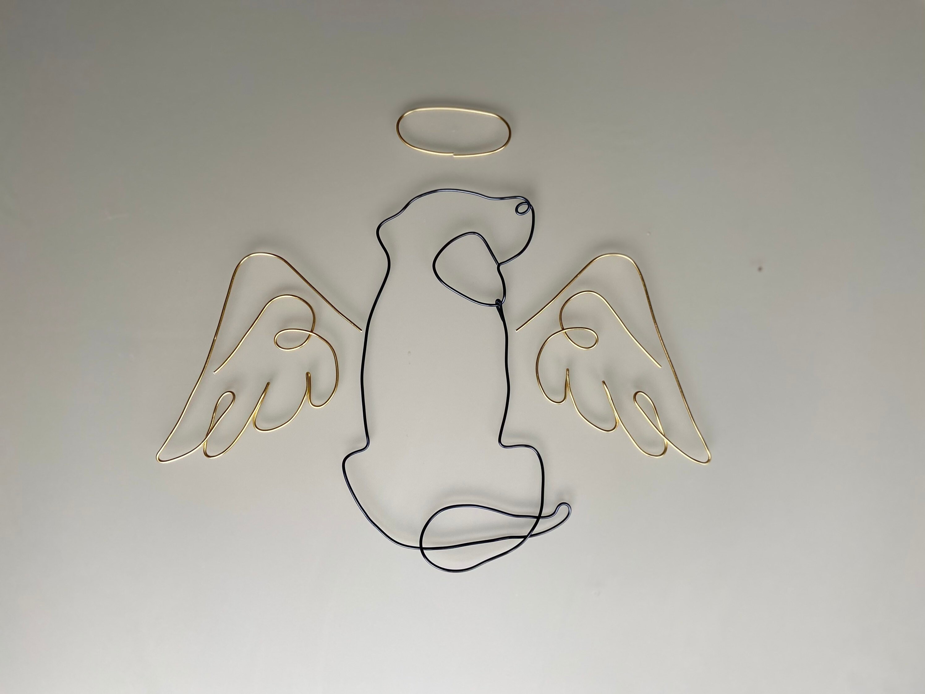 Wire Labrador Angel Wire Lab Angel Pet Loss Gifts Dog | Etsy