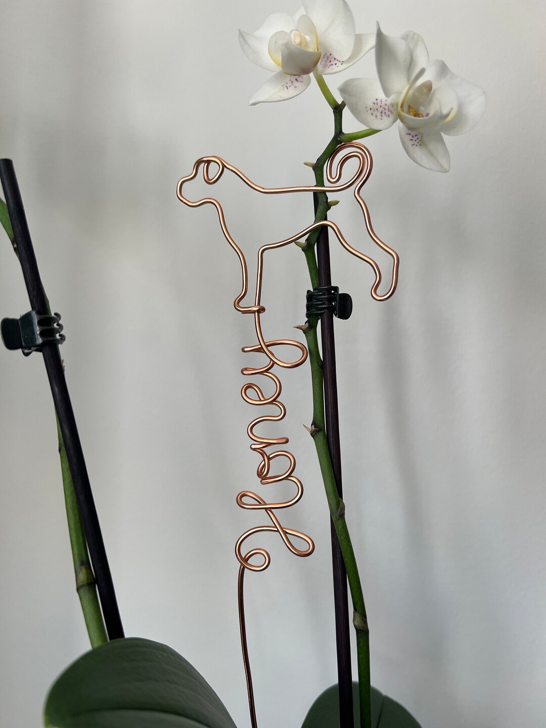 Personalised Wire Boxer Plant Marker | Boxer Cake Topper | Boxer Stake ...