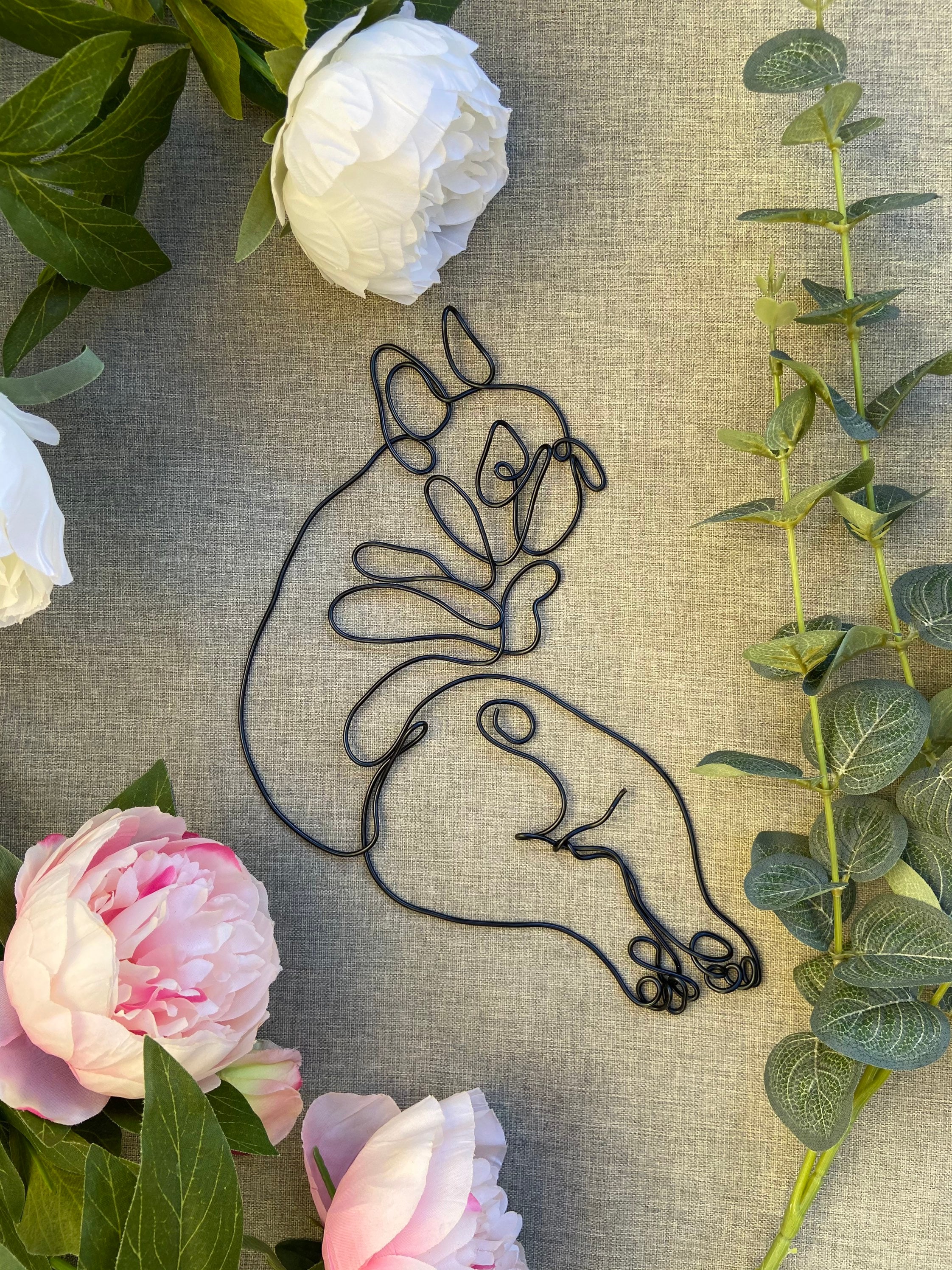 Wire Frenchie Wire Frenchie Decor Cheeky Frenchie | Etsy