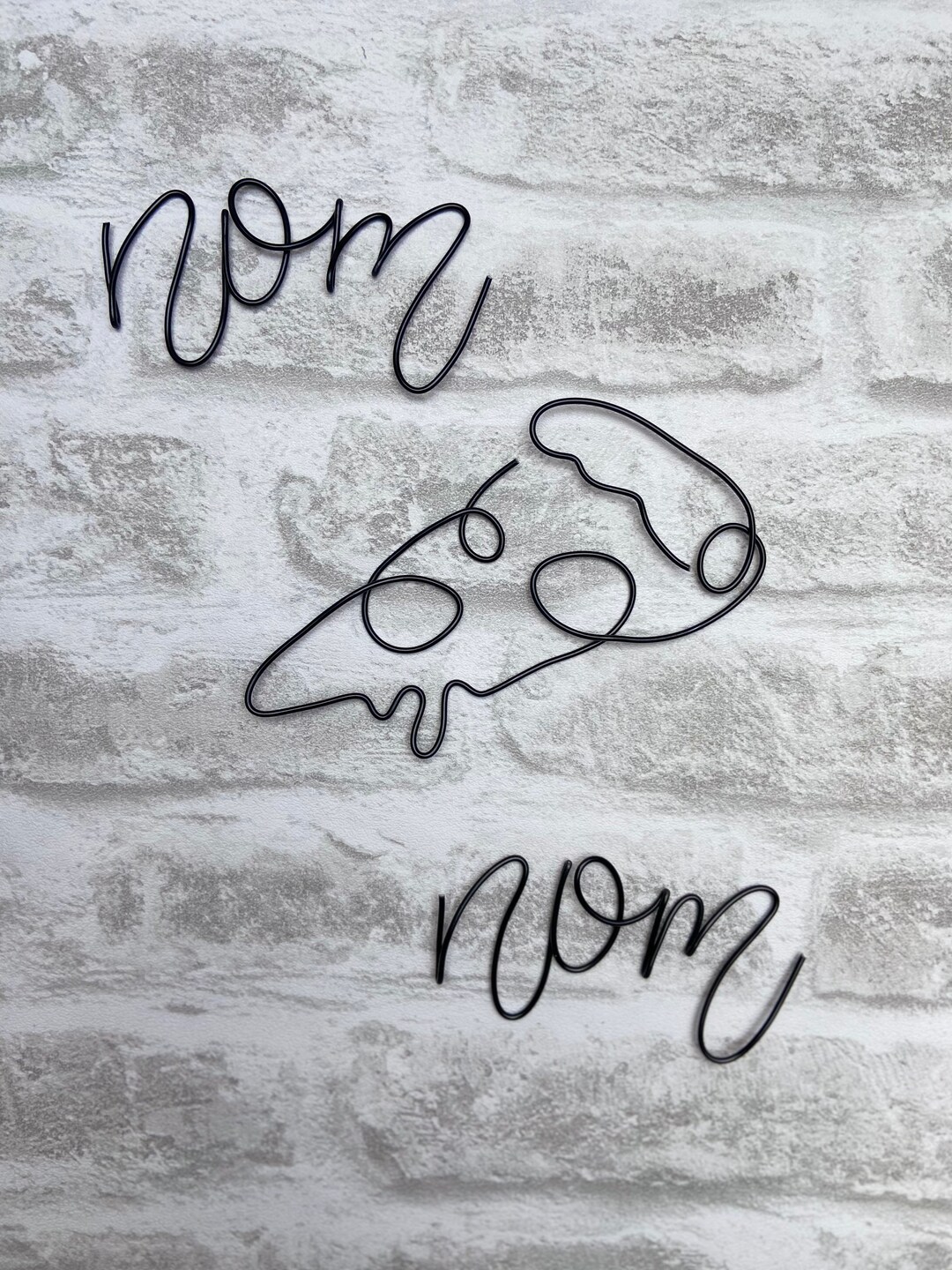 Wire Pizza | Wire Pizza Slice | Kitchen Wire Decor | Wire Bar Decor ...