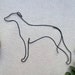 Handmade Wire Whippet Wall Art | Dog Lover Gift - Etsy