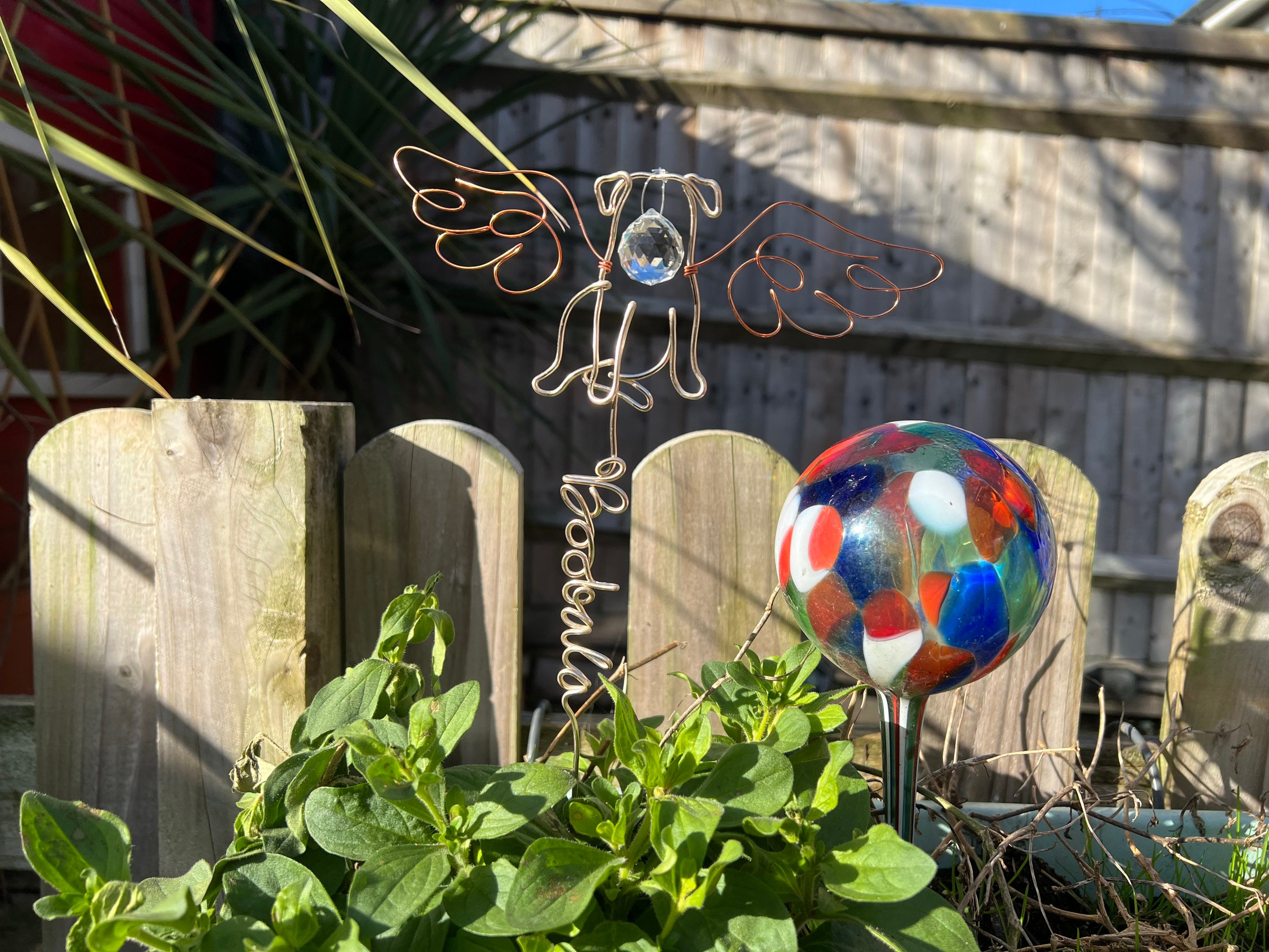 Personalised Pug Angel SMALL Garden Pug Angel Pug Angel | Etsy