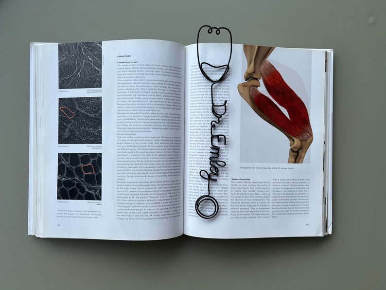 Personalised Stethoscope Bookmark | Wire Bookmark | Med Student Gifts ...