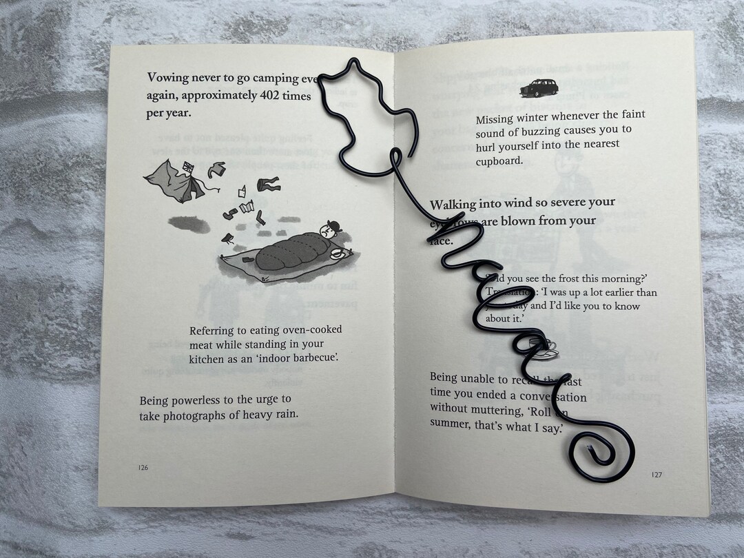 Personalised Wire Cat Bookmark | Wire Kitten Bookmark | Cat Mum Gifts ...