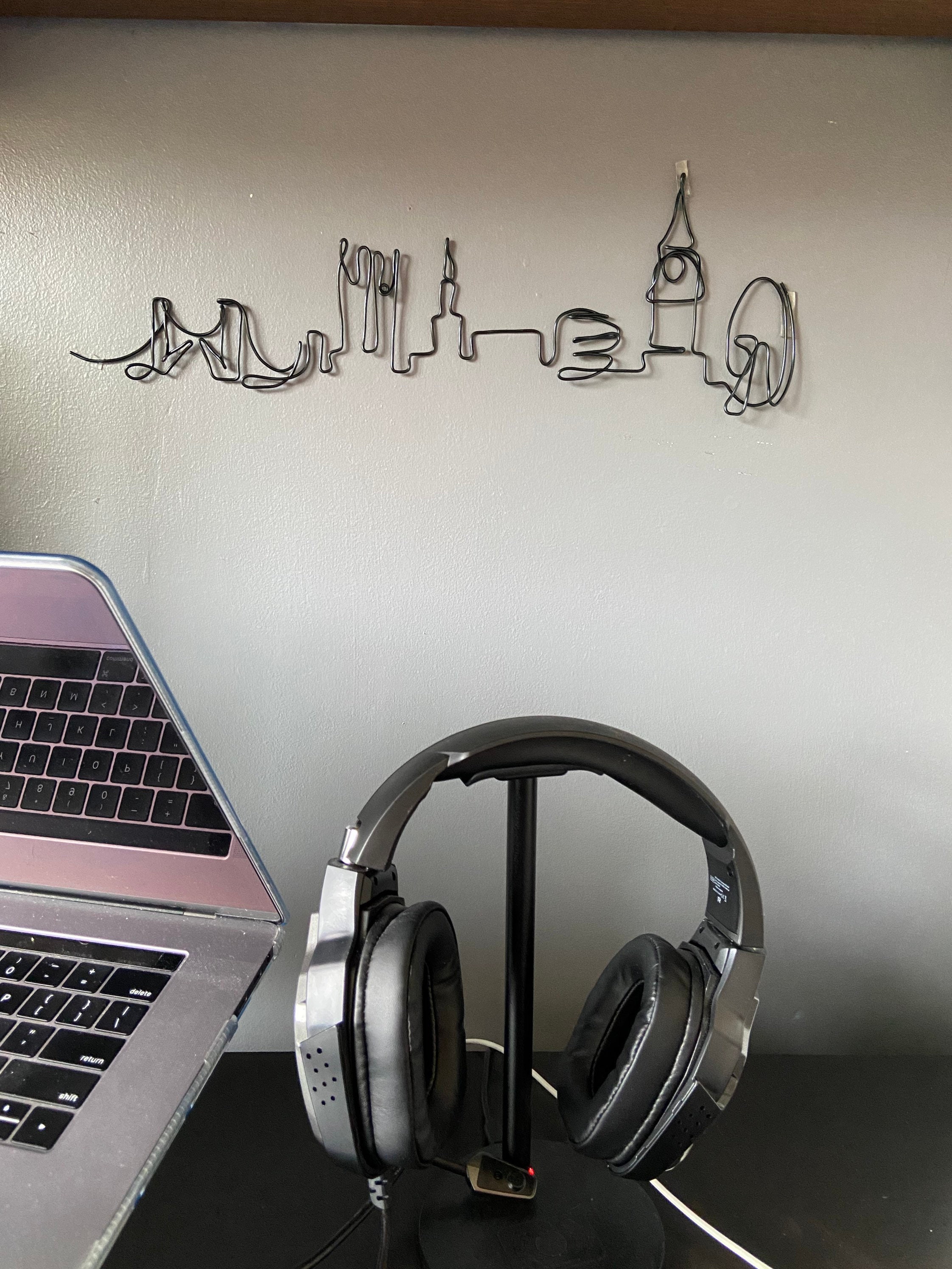 Handmade Wire Art London Skyline | Urban Office Decor - Etsy