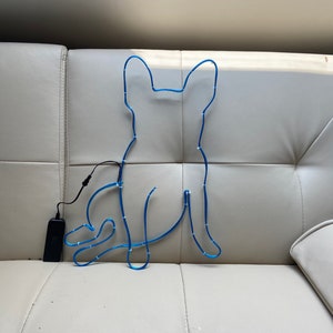 Frenchie Wire Neon Sign Medium Frenchie Wire Art Frenchie Lovers Gifts ...