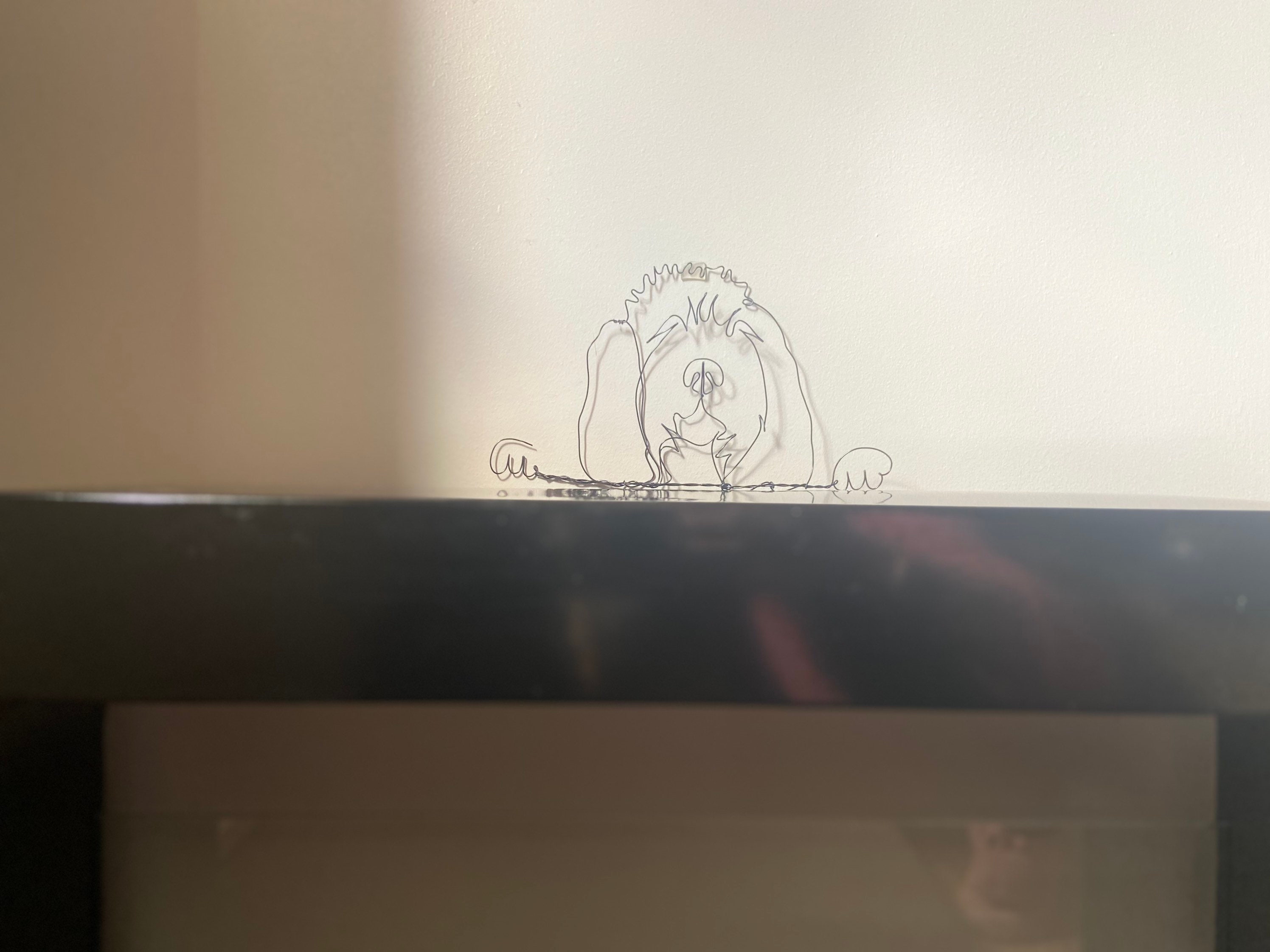 Peek-a-boo Labradoodle Wire Art Wire Labradoodle Door Topper - Etsy Norway