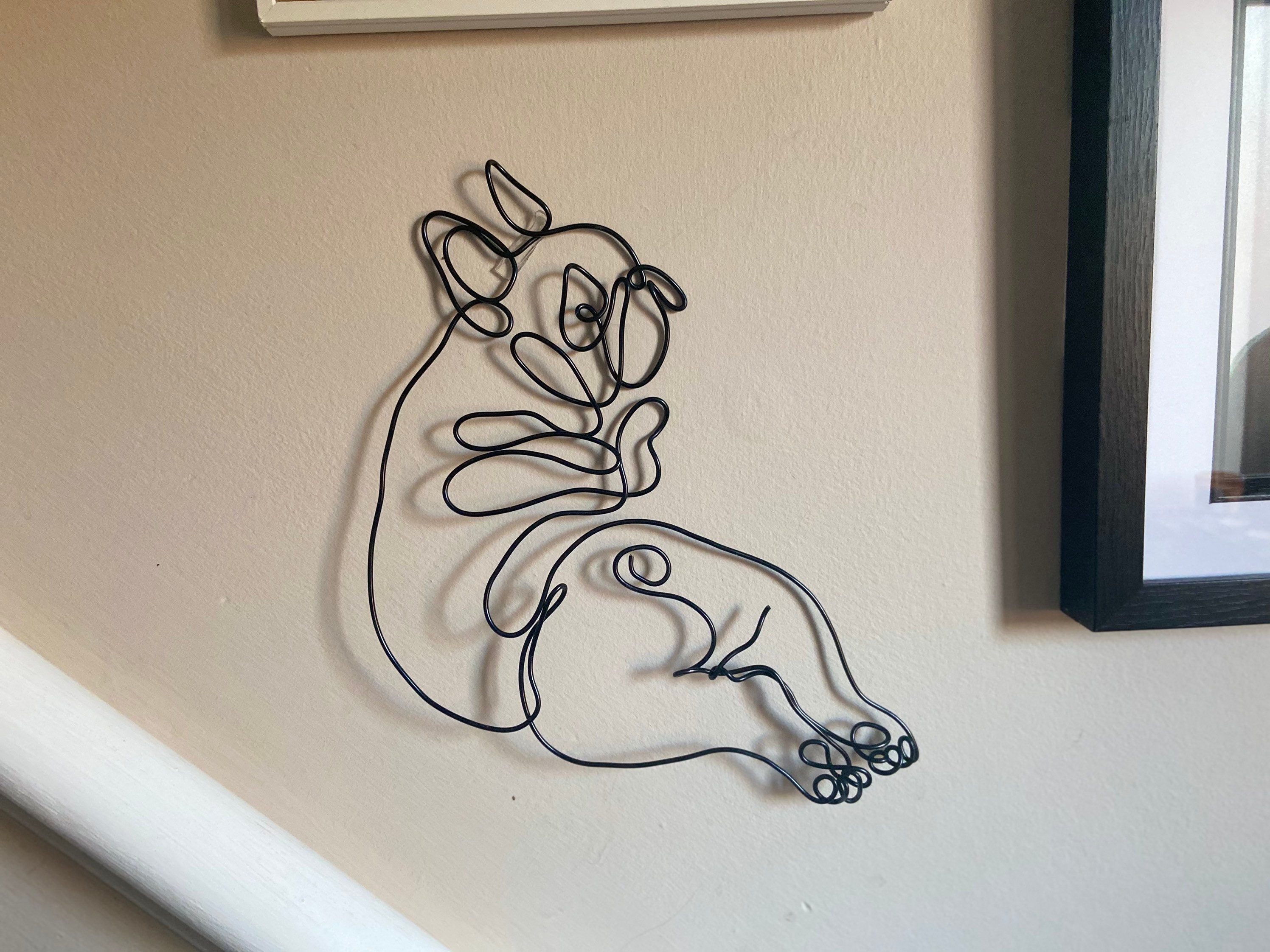 Wire Frenchie Wire Frenchie Decor Cheeky Frenchie | Etsy