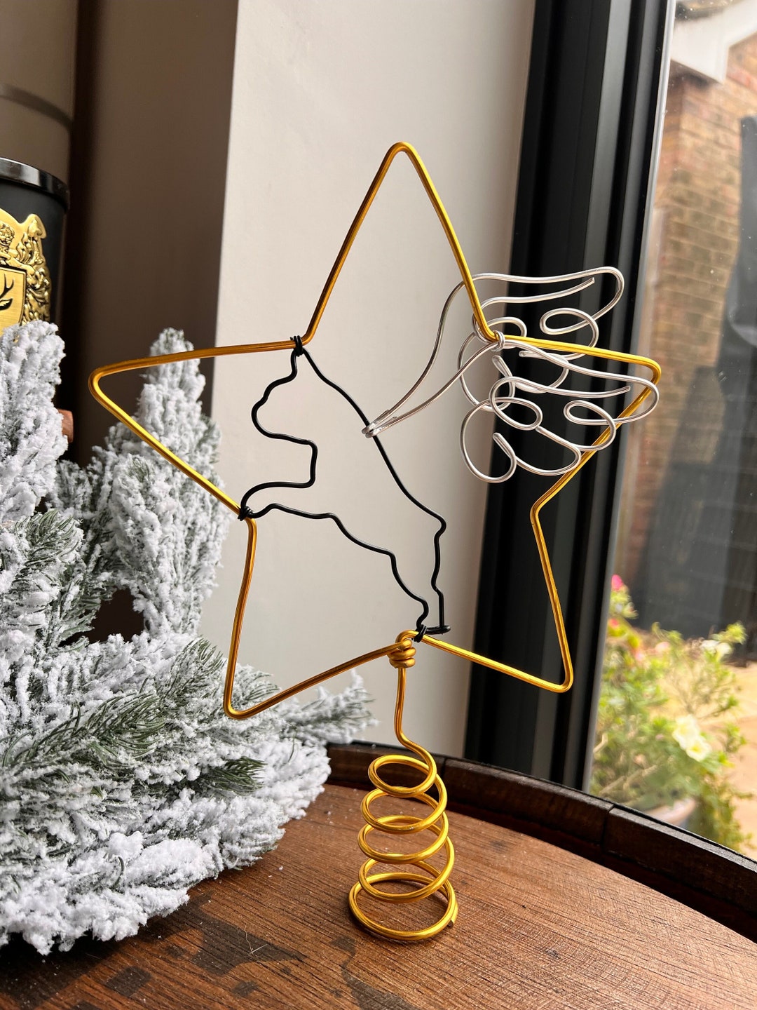 Personalised Frenchie Angel Christmas Star | Frenchie Angel | Frenchie ...