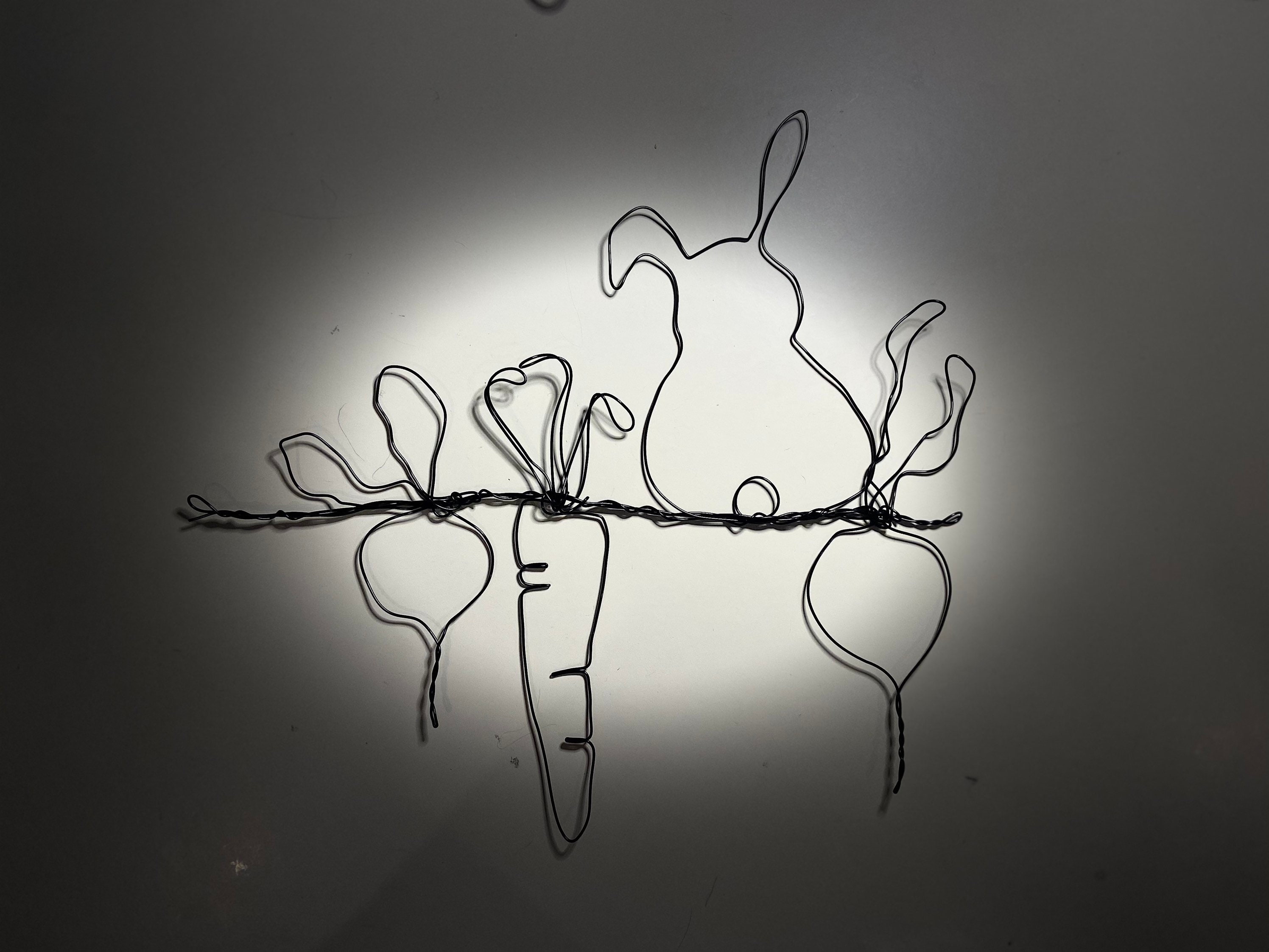 Wire Art Bunny Wire Bunny in the Garden Wire Easter Bunny - Etsy UK