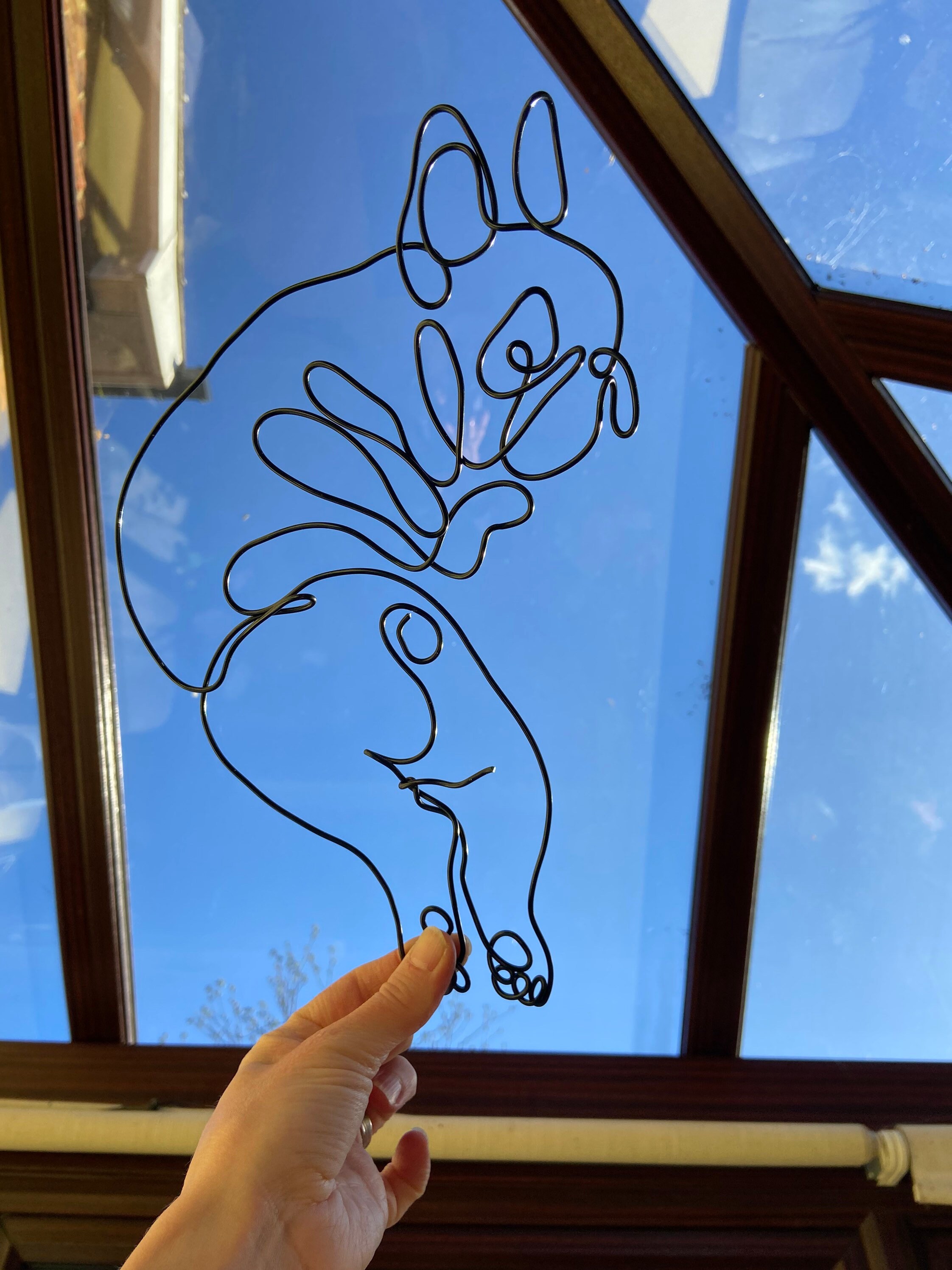 Wire Frenchie Wire Frenchie Decor Cheeky Frenchie | Etsy