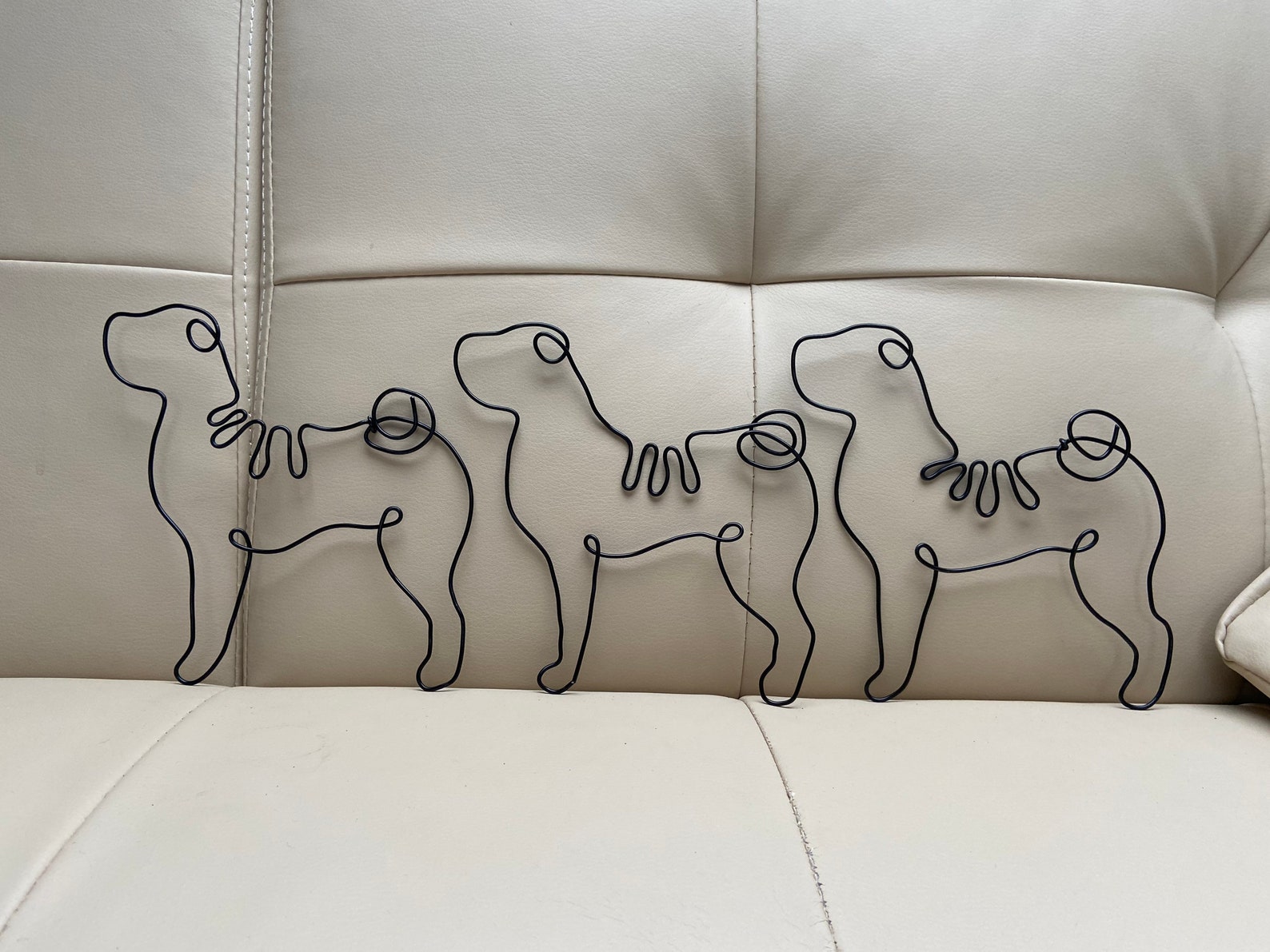 Handmade Wire Shar-pei Wall Art (small) | Dog Lover Gift - Etsy