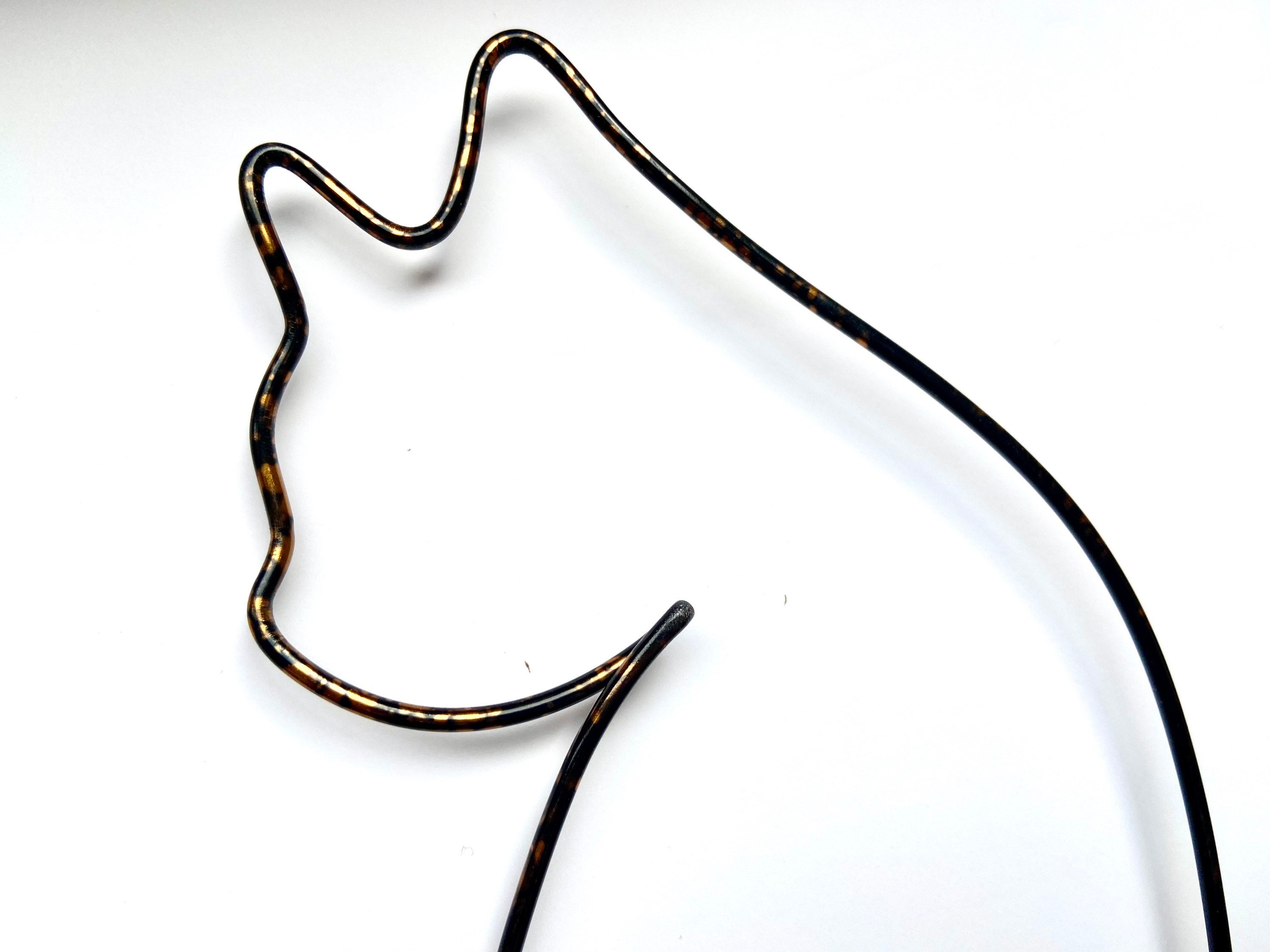 Wire Cat Wire Cat Wall Decor Wire Art Cat Cat Lovers - Etsy UK