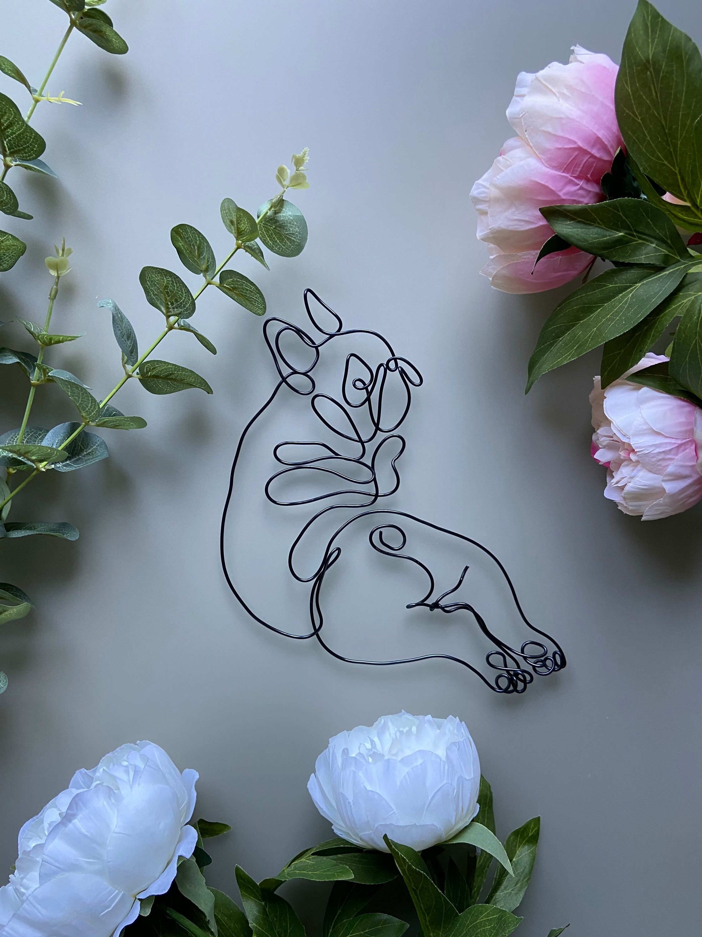 Wire Frenchie Wire Frenchie Decor Cheeky Frenchie | Etsy