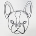 Wire French Bulldog Portrait Wire Frenchie Frenchie Lovers Frenchie ...