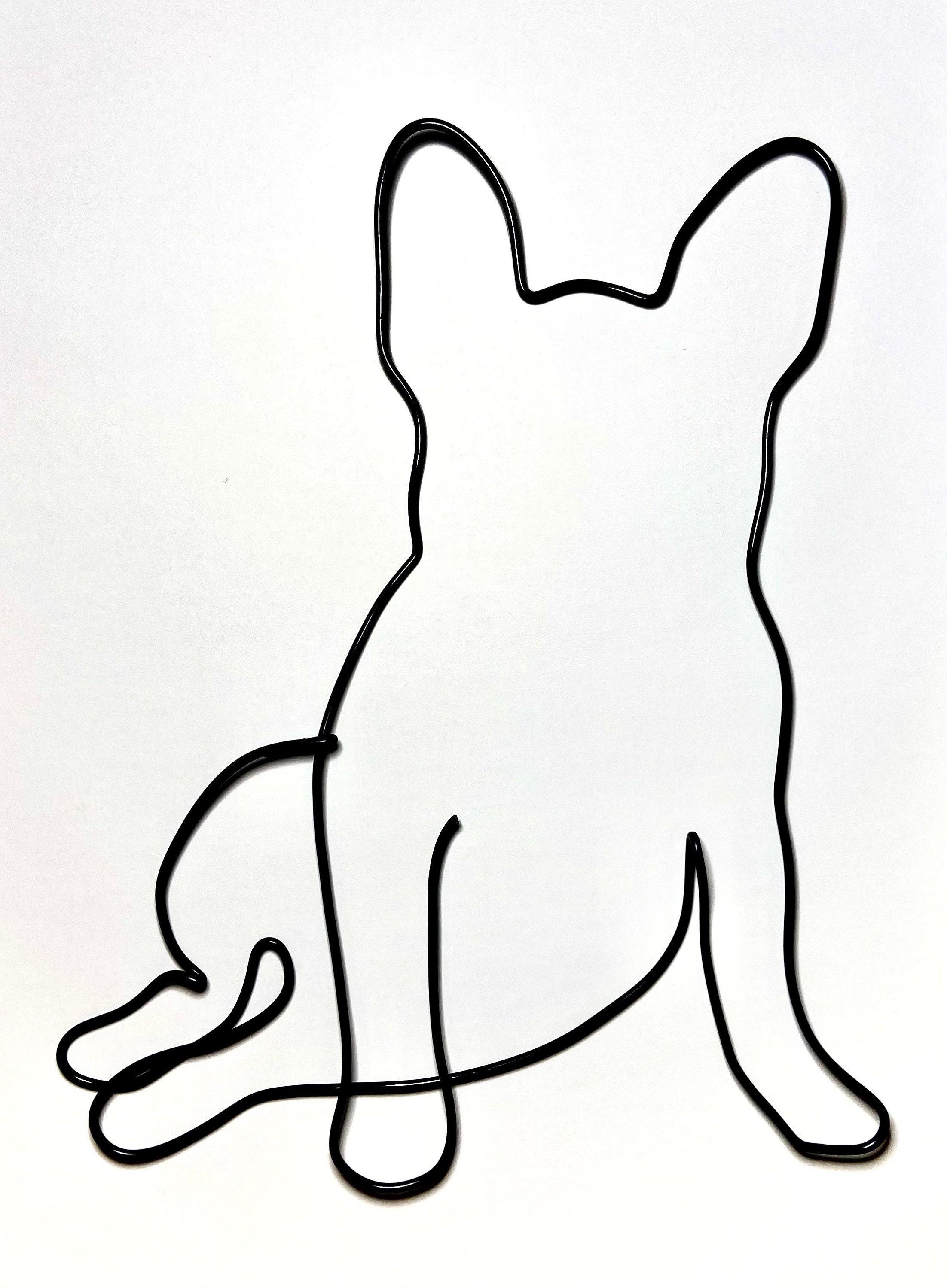 Wire Frenchie Silhouette Wire Frenchie Frenchie Lovers - Etsy