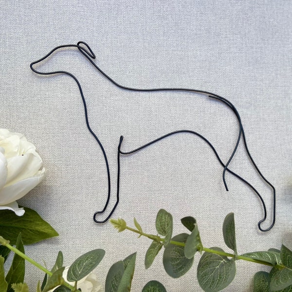 Whippet Wire Wall Art - Etsy