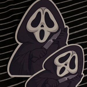 Scream Ghostface Ghost Face Call Me Bloody Glossy Laminated - Etsy