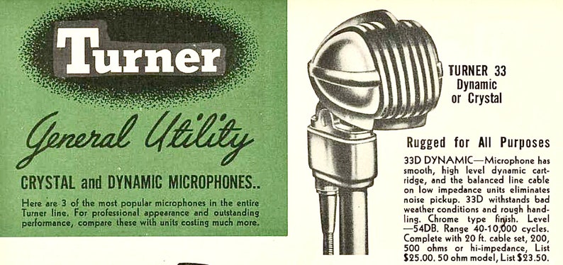 Excellent Condition Vintage 1940s Turner 33D Art Deco Chrome Hiz ...