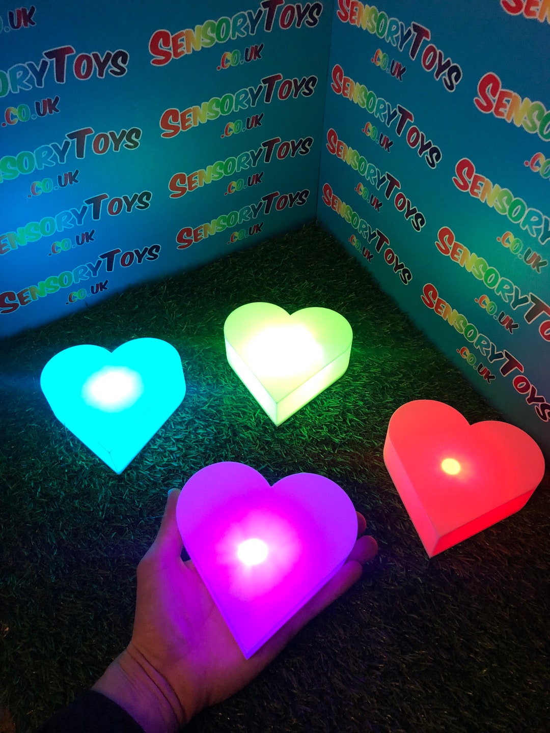 Calming Light up Sensory Heart - Etsy